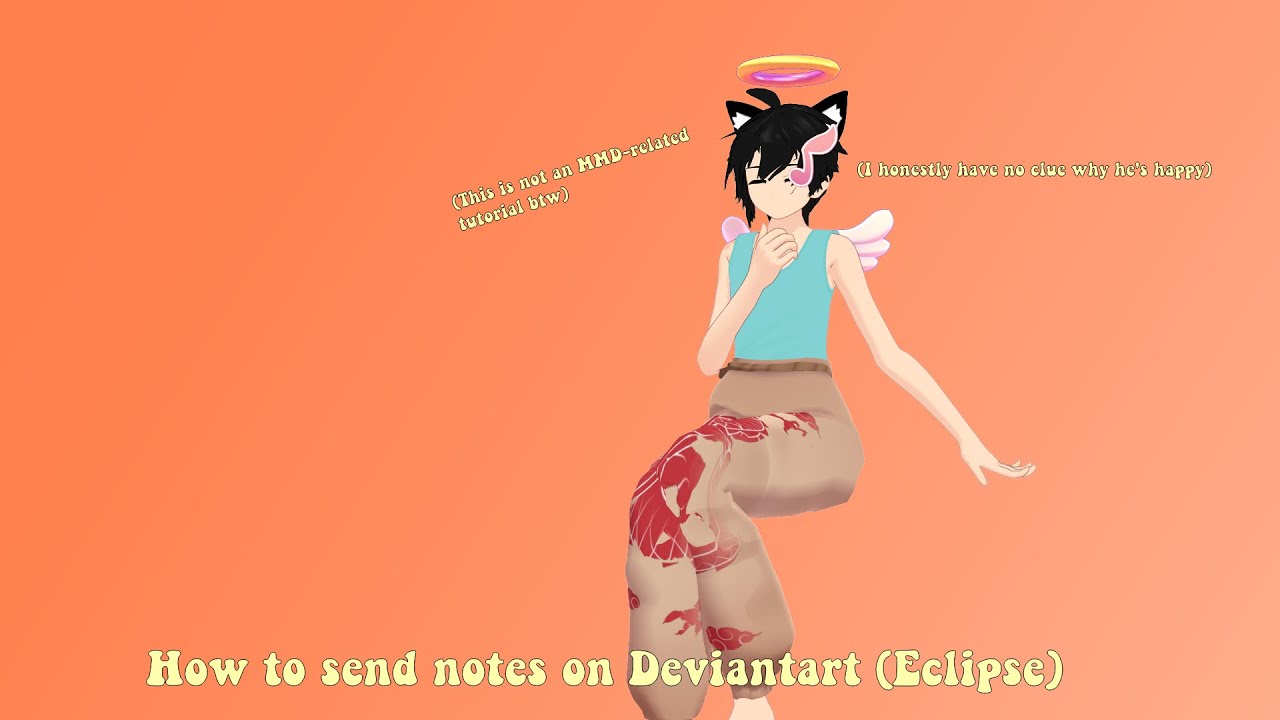 .: Tutorial :. How to send notes on Deviantart (Eclipse) - YouTube