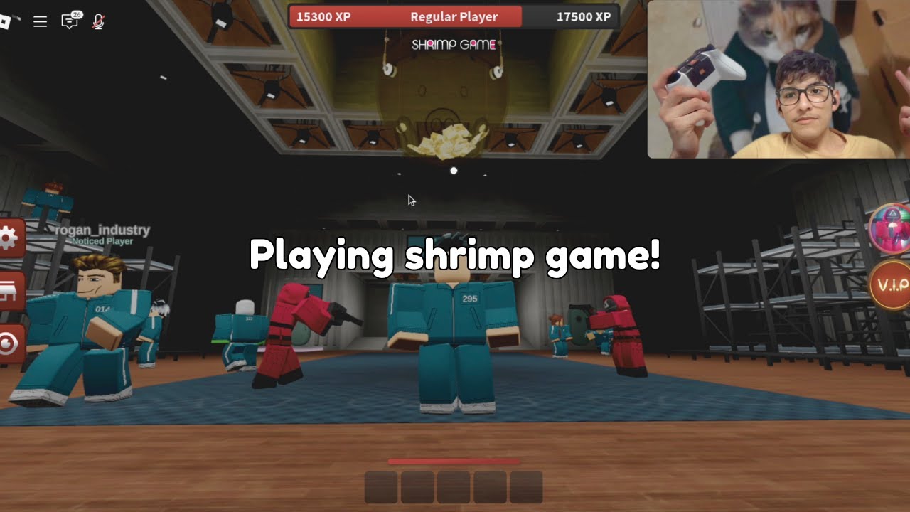 Playing Shrimp Game! - YouTube