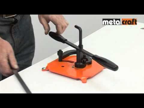 Mk 2/3 Scroll Former Tool, metalcraft uk - YouTube