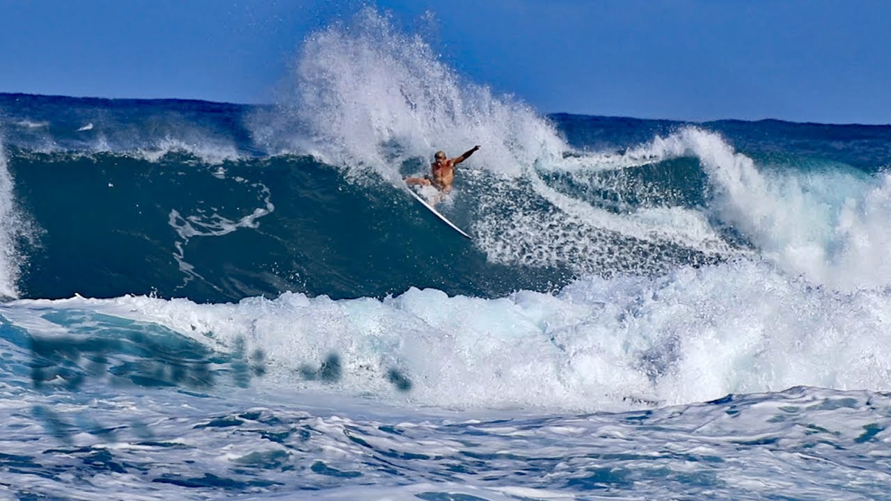 Ethan Ewing Power Surfing Big Haleiwa North Shore Oahu Hawaii | WSL Top ...