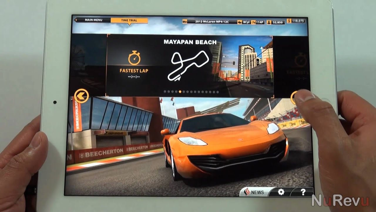 Real Racing 2 HD for iPad - App Review - YouTube