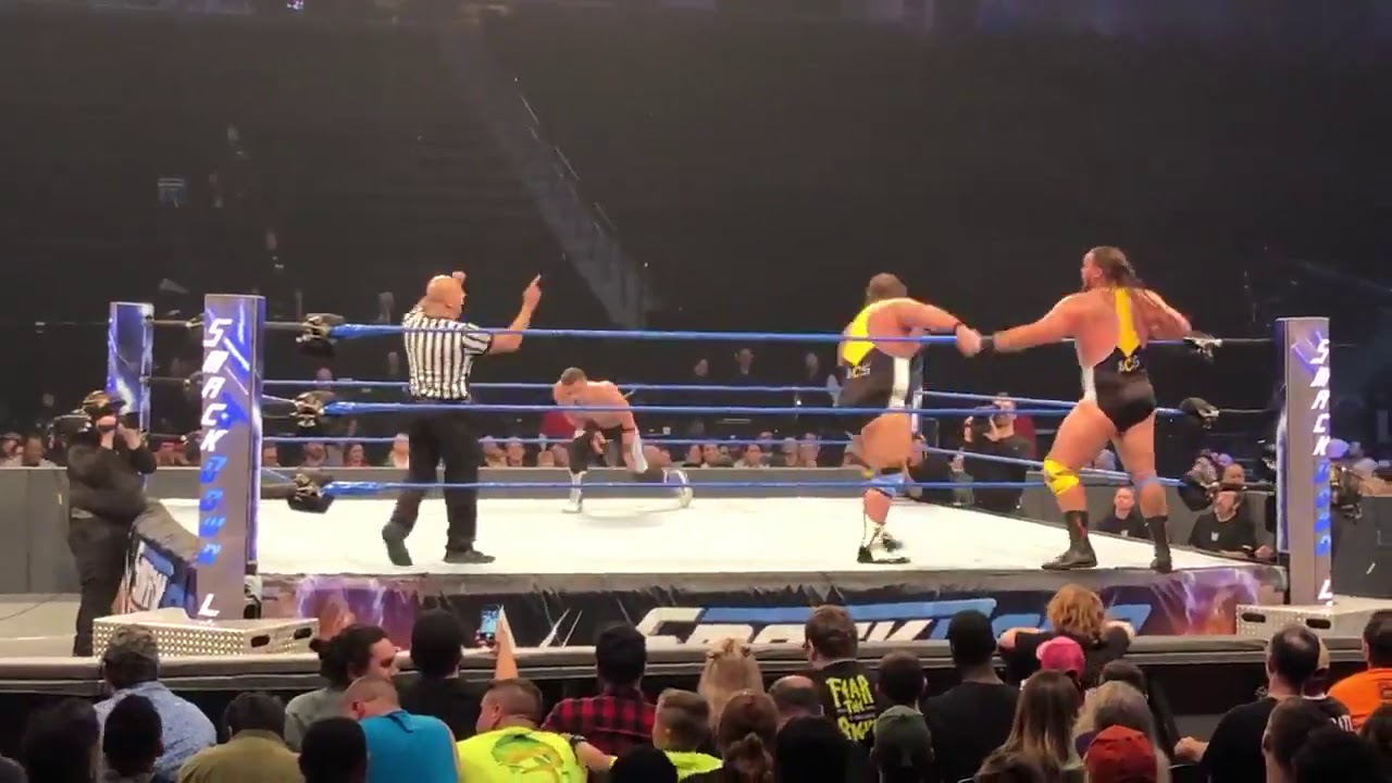 WWE SDlive dark match:Heavy Machinery defeated The Colons - YouTube