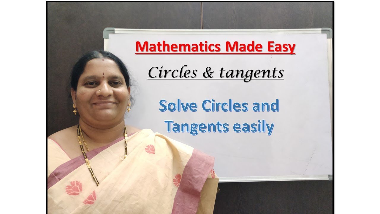 CIRCLES AND TANGENTS |How to solve circles and tangents. #circles # ...