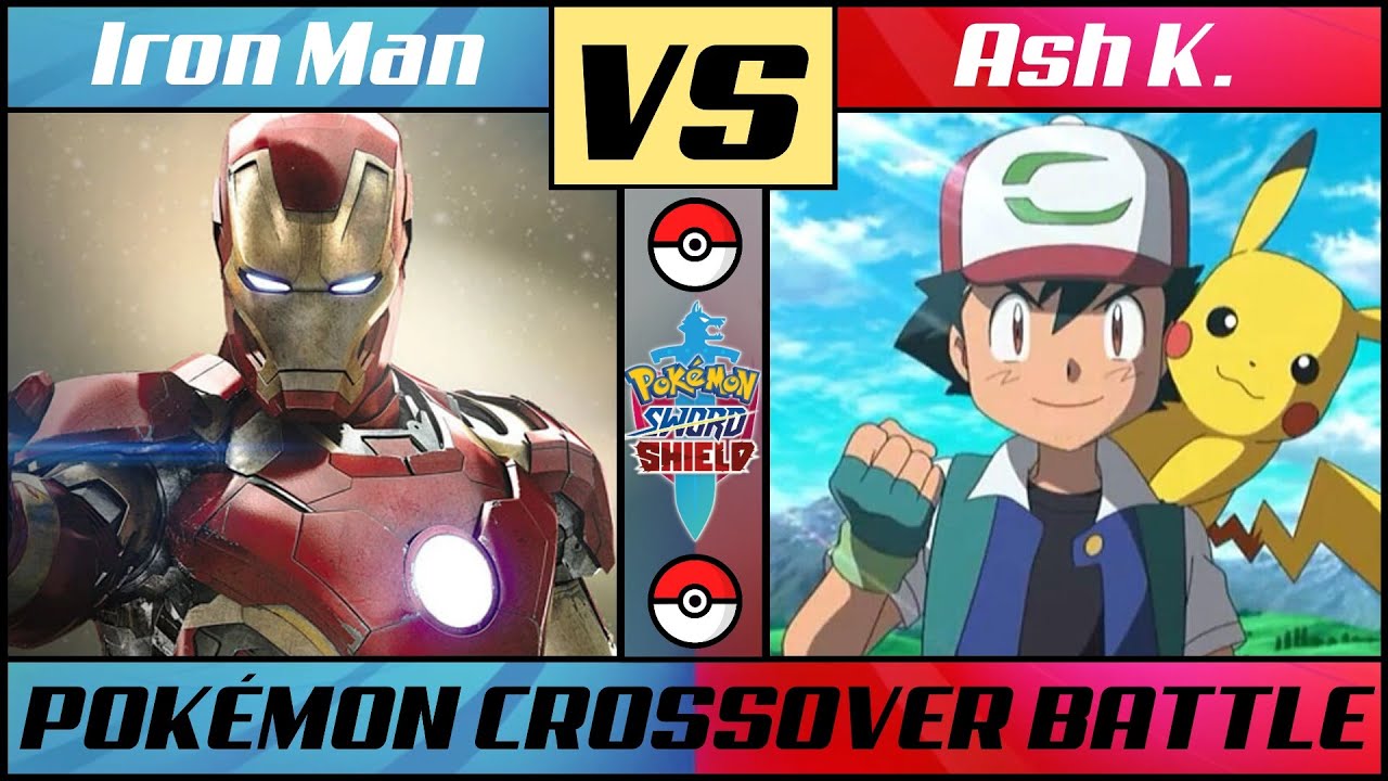 IRON MAN vs ASH K (Pokémon/Marvel Crossover) - YouTube