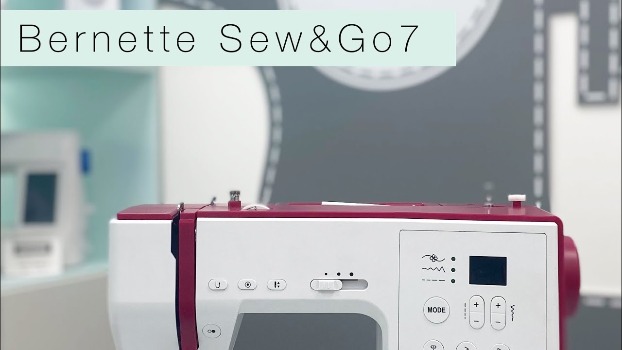 Швейная машина Bernette Sew&Go 7 - YouTube