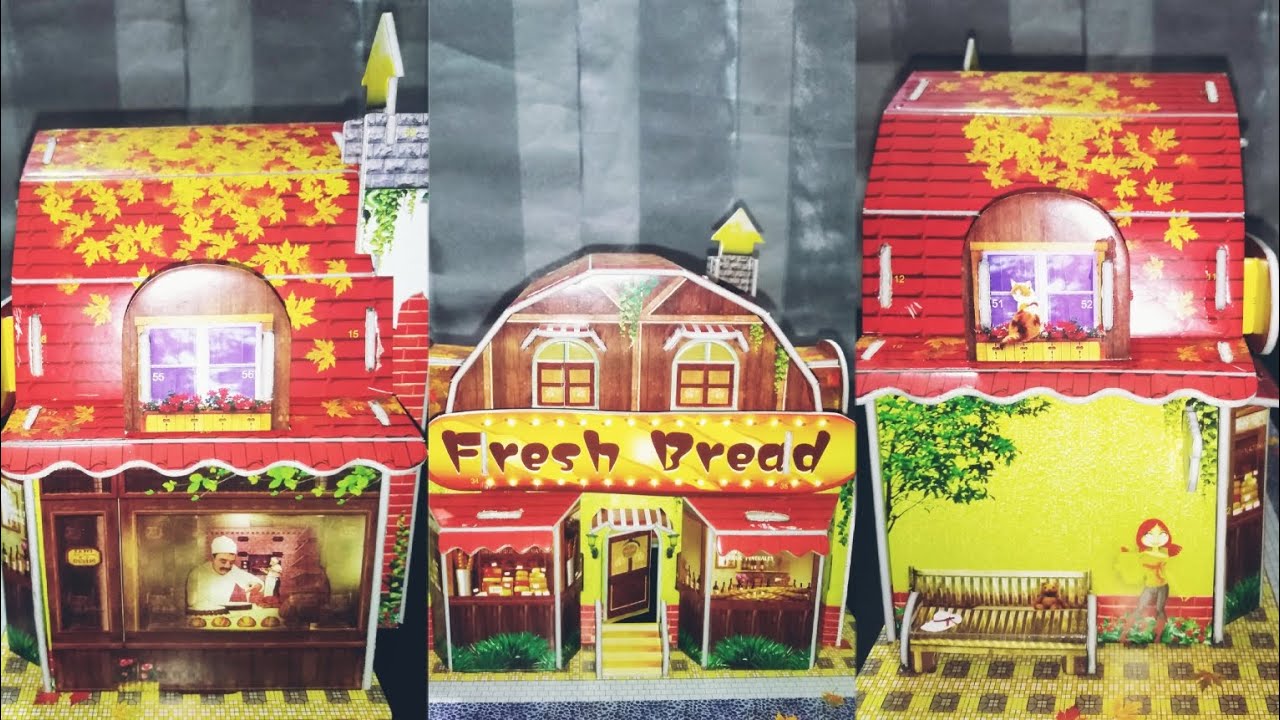 Baker Shop Freash Bread With 3d Puzzle||@favoritehobbiestutorial - YouTube