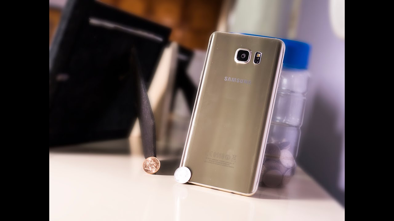 Samsung Galaxy Note 5 Gold Platinum - The Beauty - YouTube
