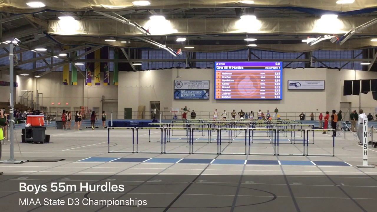 West Springfield boys track takes No. 3 and 4 in 55m hurdles at State D ...