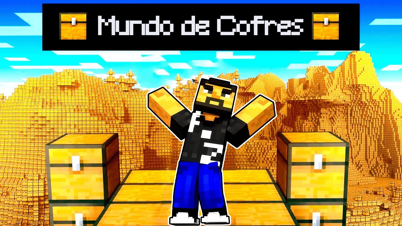 ENTRE AL MUNDO DE LOS COFRES EN MINECRAFT 😨 - YouTube