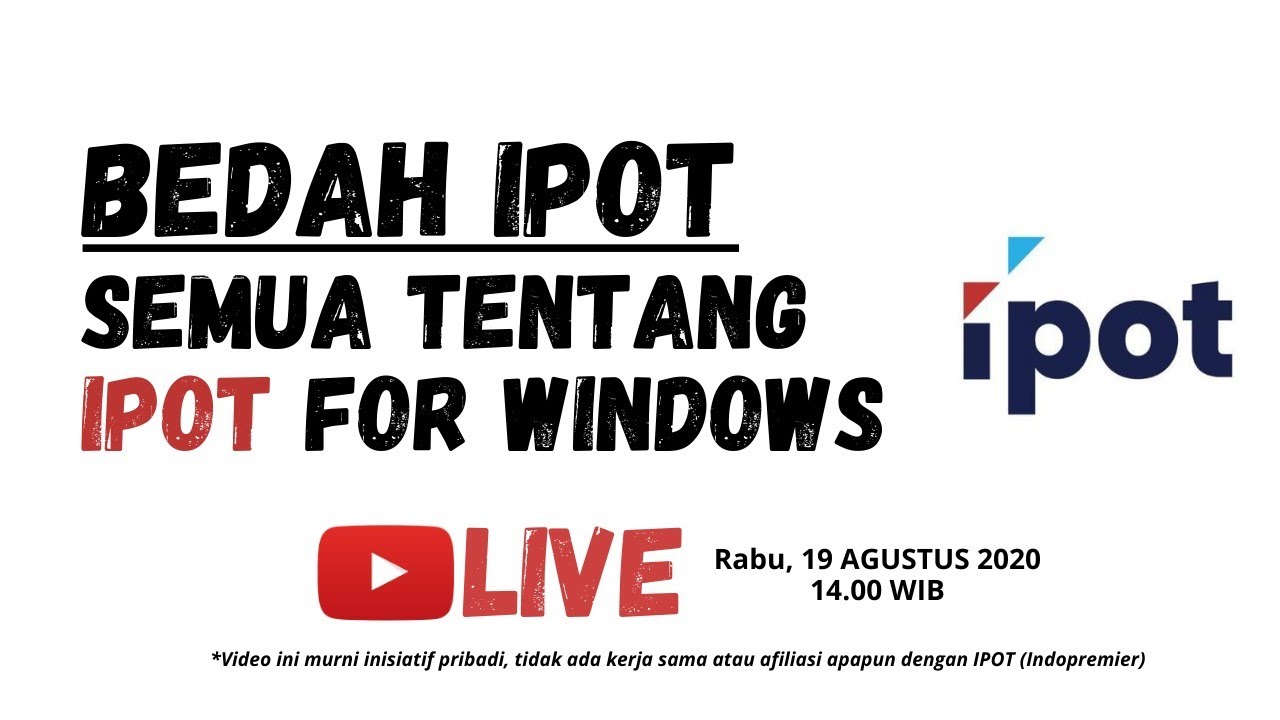 LIVE : Bedah IPOT for Windows - YouTube