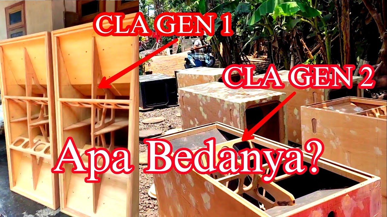 Box Subwoofer Viral CLA gen 1 dan CLA gen 2 apa beda nya - YouTube