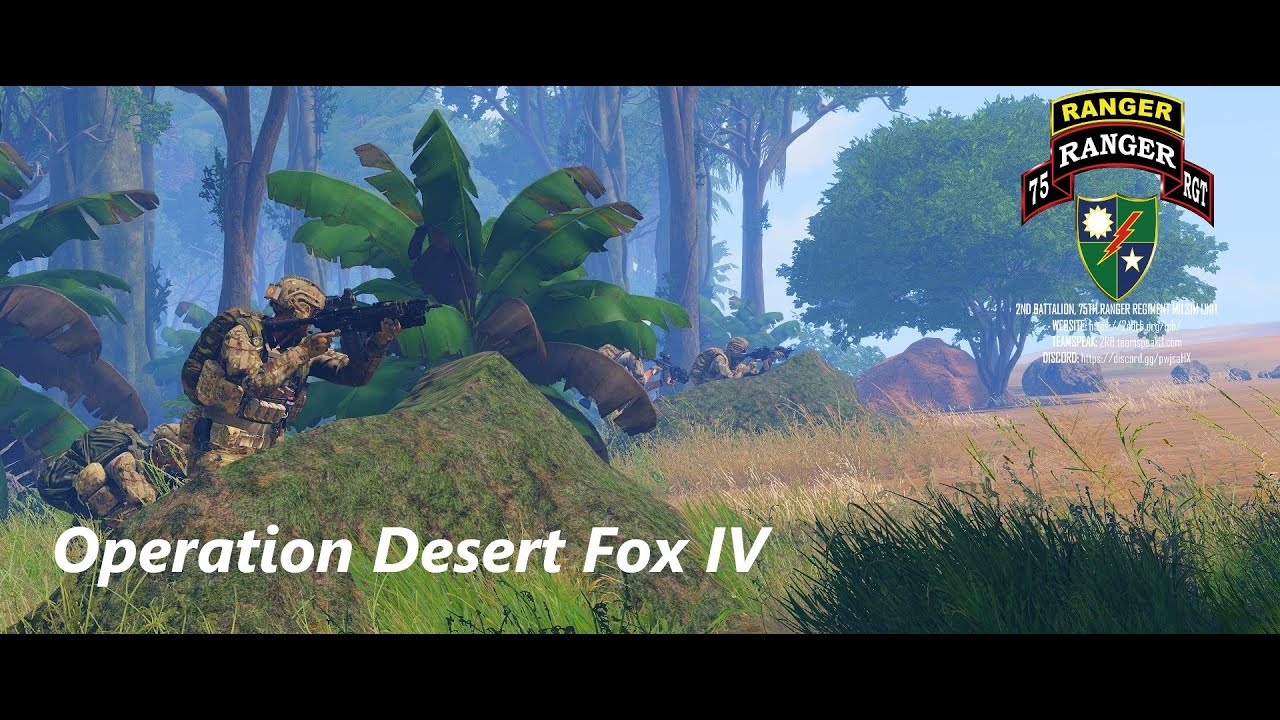 Operation Desert Fox IV - 2nd Battalion, 75th Ranger Regiment Arma 3 ...