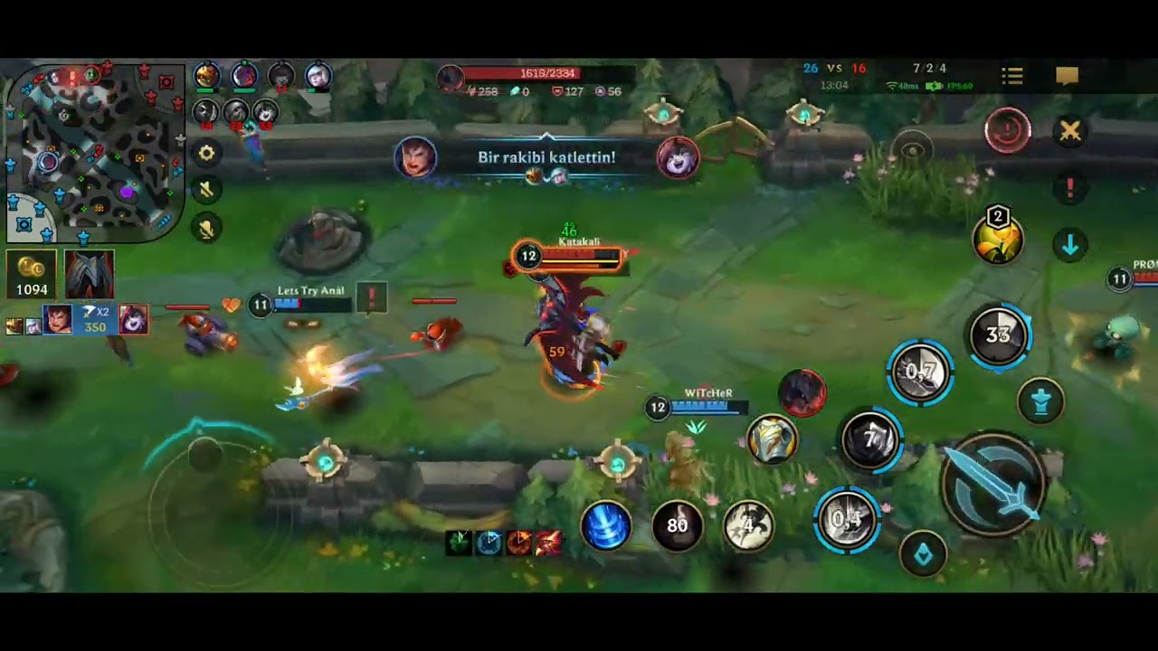 Wild Rift Yeni Hero Aatrox Karşısına Garen Aldım Bu Her Zaman Güçlü LoL ...