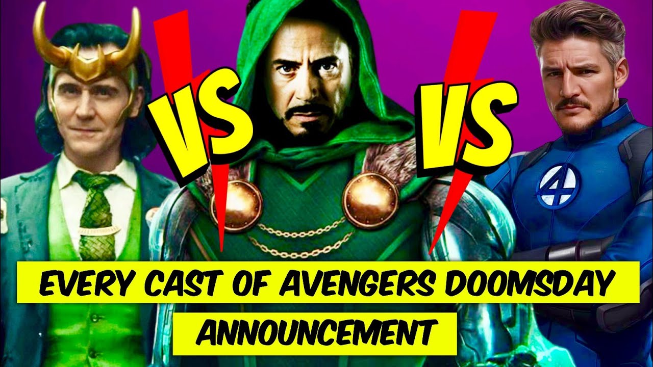 Avengers Doomsday Official Cast - Every Character in Avengers Doomsday ...