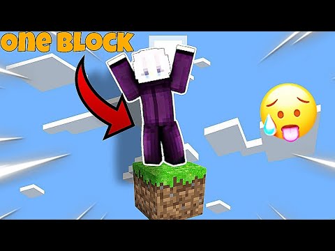 I'm Stucked In Minecraft One Block! - YouTube