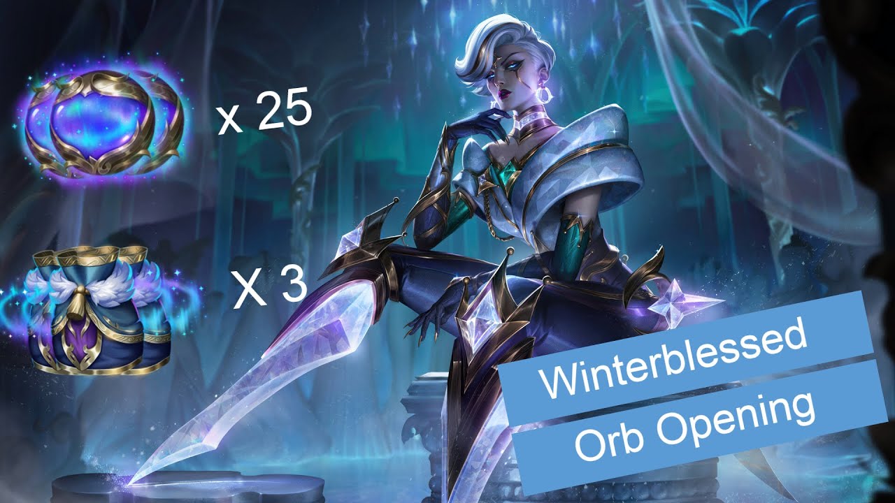 25 Winterblessed Orbs 2023 - $50 Worth of Orbs - League of Legends ...