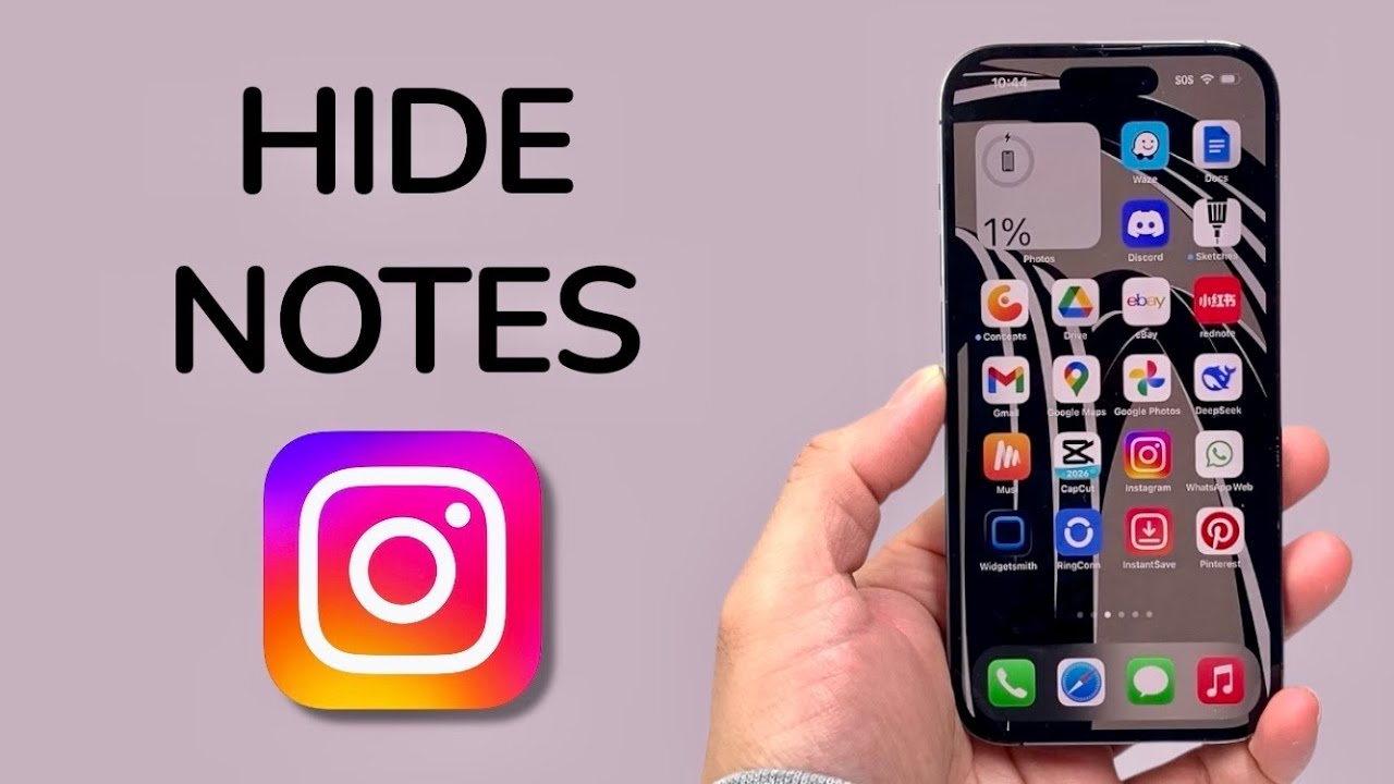 How To Hide Instagram Notes From Someone - YouTube