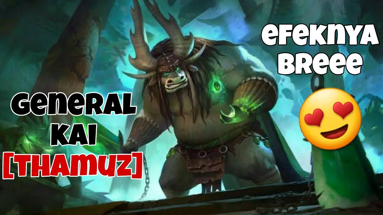 REVIEW SKIN THAMUS GENERAL KAI [KUNGFU PANDA] - MOBILE LEGEND - YouTube