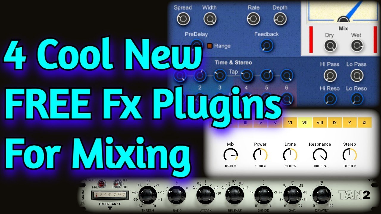 4 Cool New FREE VST Effect Plugins - Acustica Audio, Airwindows (Tan 2, Doublelay, Hz Multiplier ...