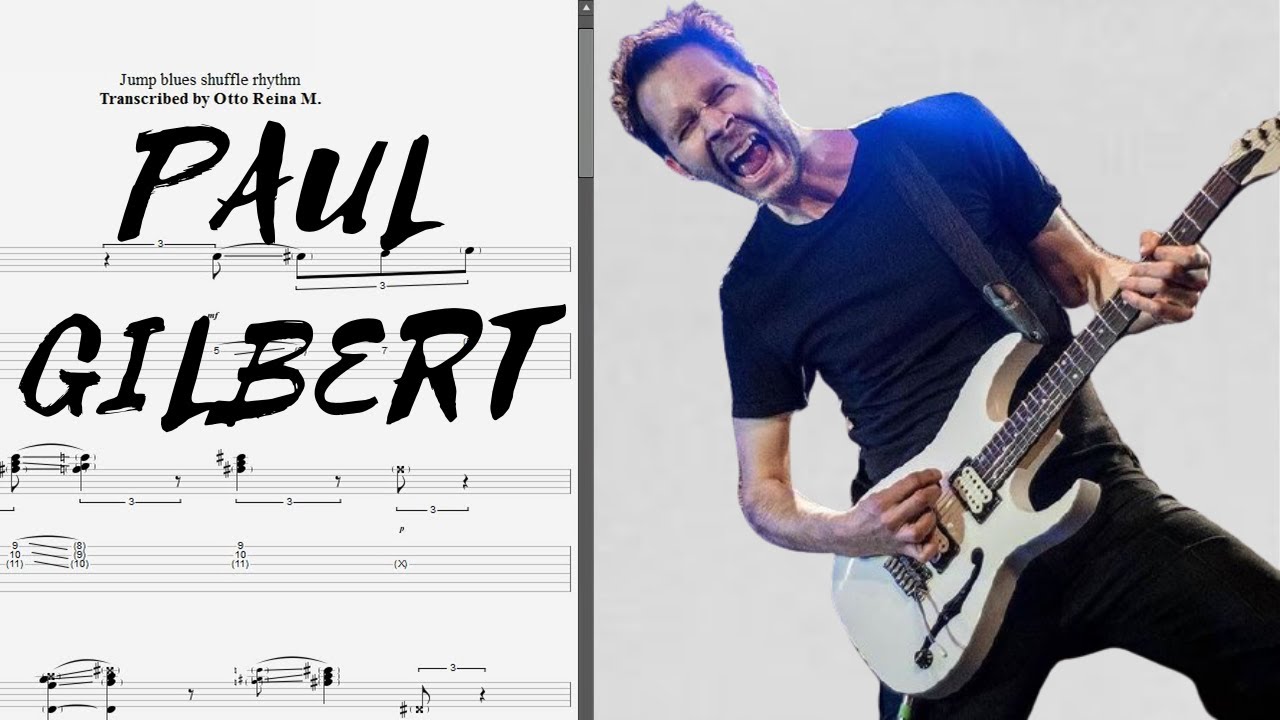 UNREAL Arpeggio LICKS That SHRED The Speed Barrier!!! PAUL GILBERT ...
