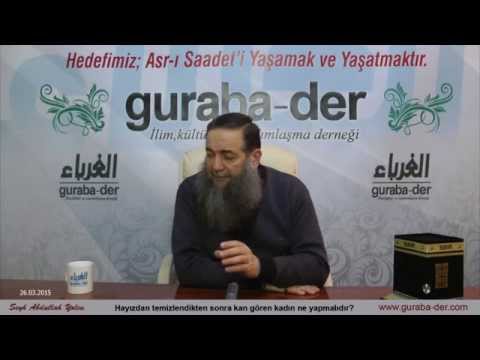 Hayızdan temizlendikten sonra kan gören kadın ne yapmalıdır?