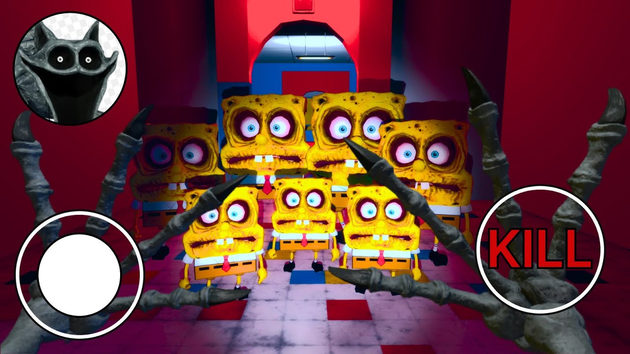 What if I Become NIGHTMARE CatNap and Attacked SpongeBob Army in Poppy ...
