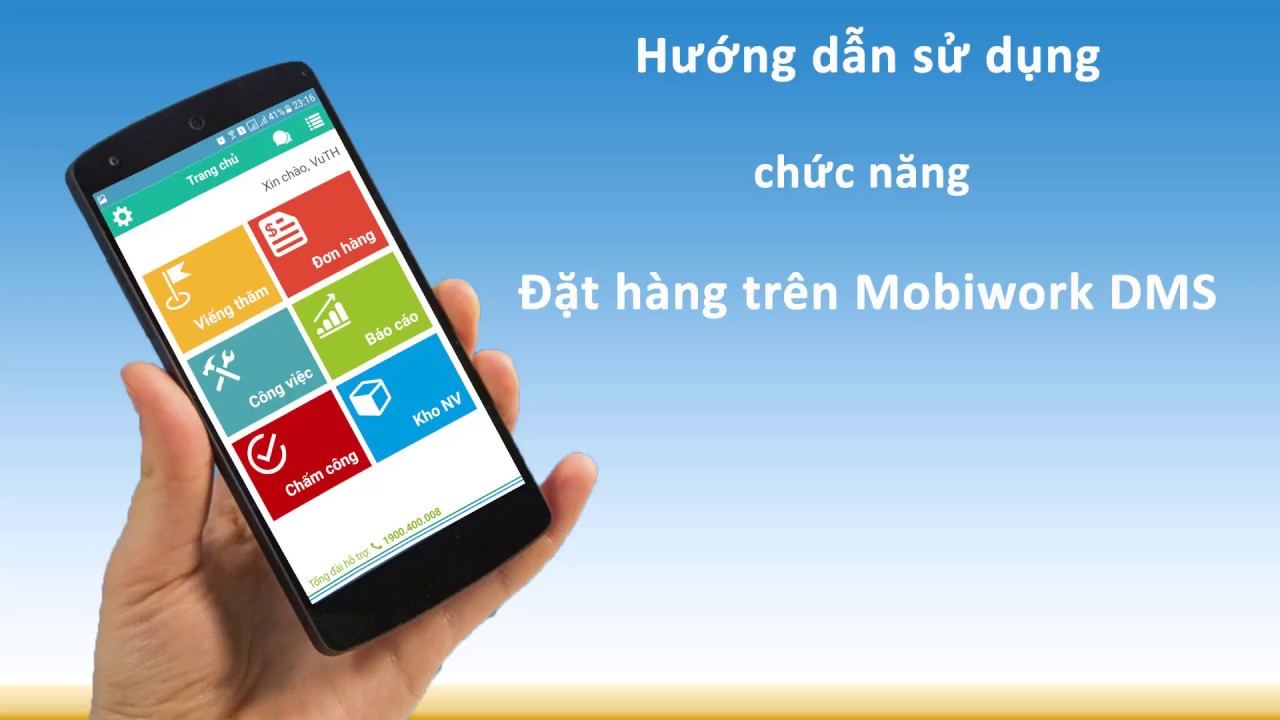 Mobiwork DMS - Hướng dẫn tạo đơn hàng trên Mobile - YouTube