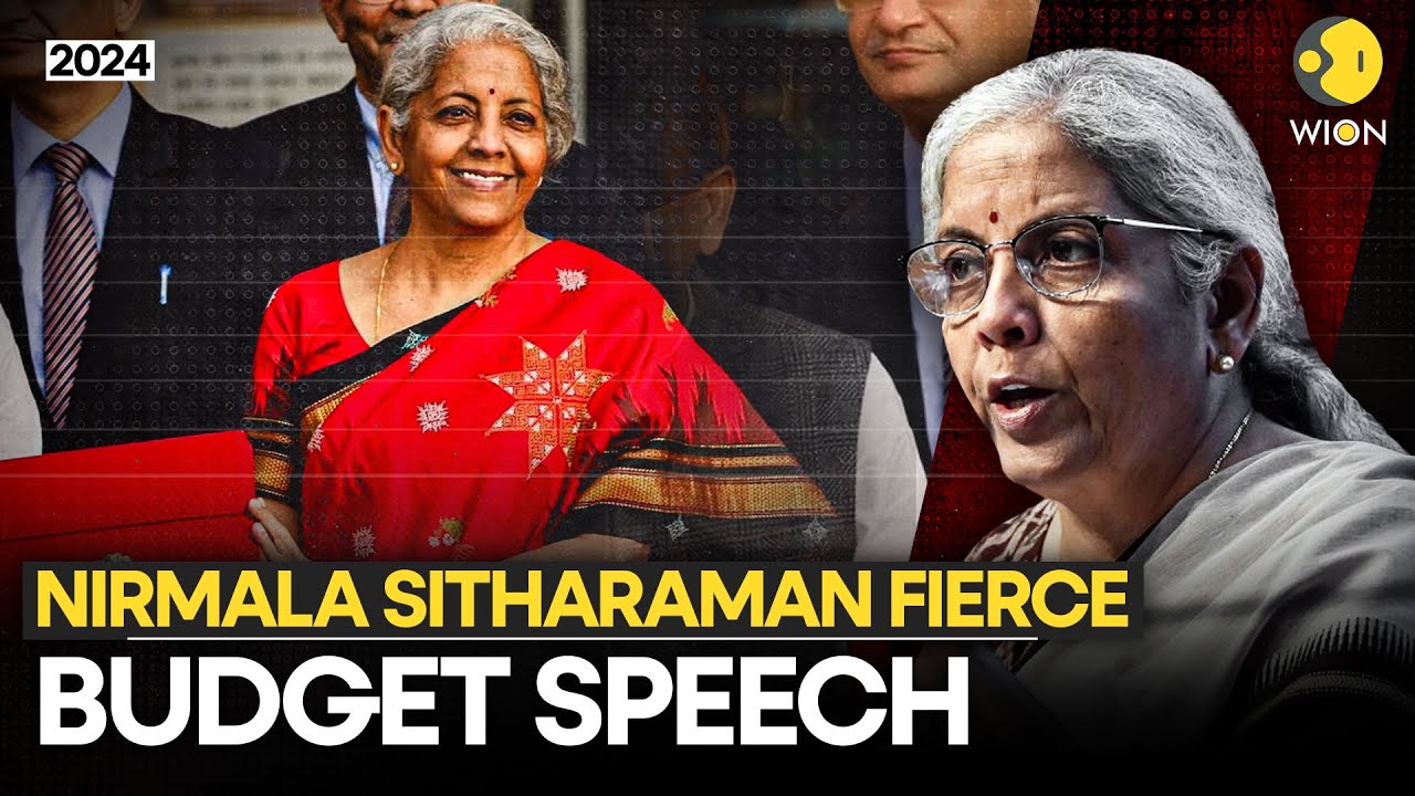 FM Nirmala Sitharaman Full Budget Speech 2024 LIVE | Union Budget 2025 ...