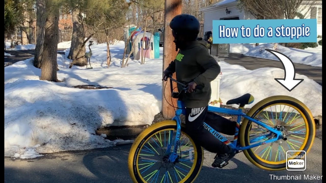 How to do a stoppie - YouTube