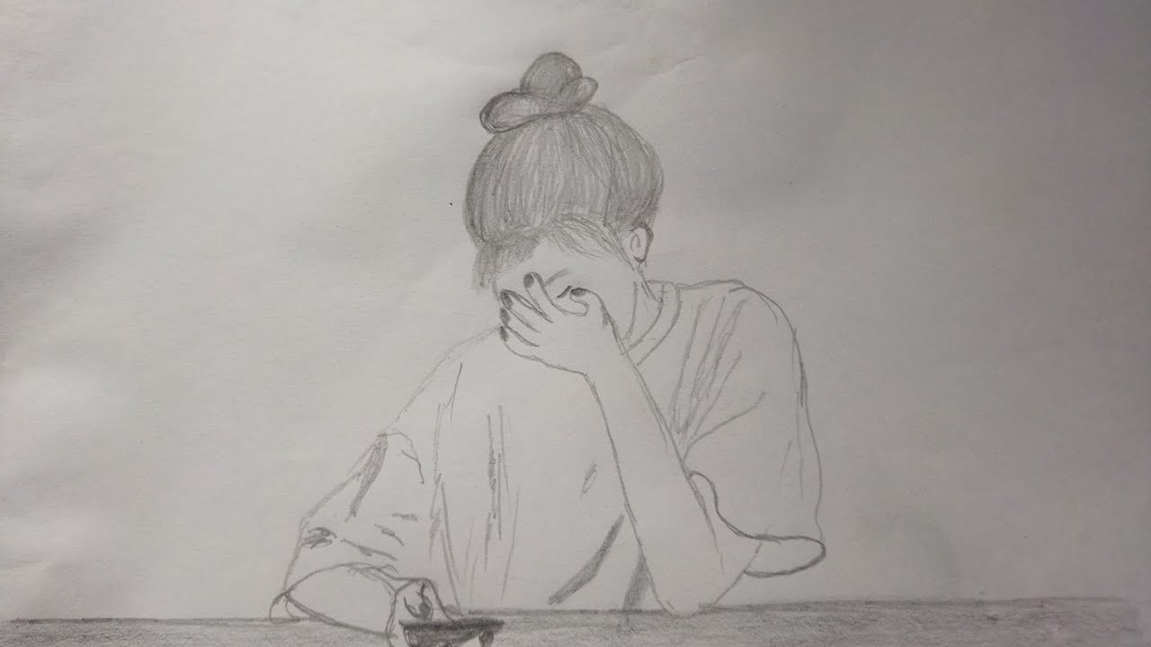 How to draw a girl / Easy drawing for girls step by step - YouTube