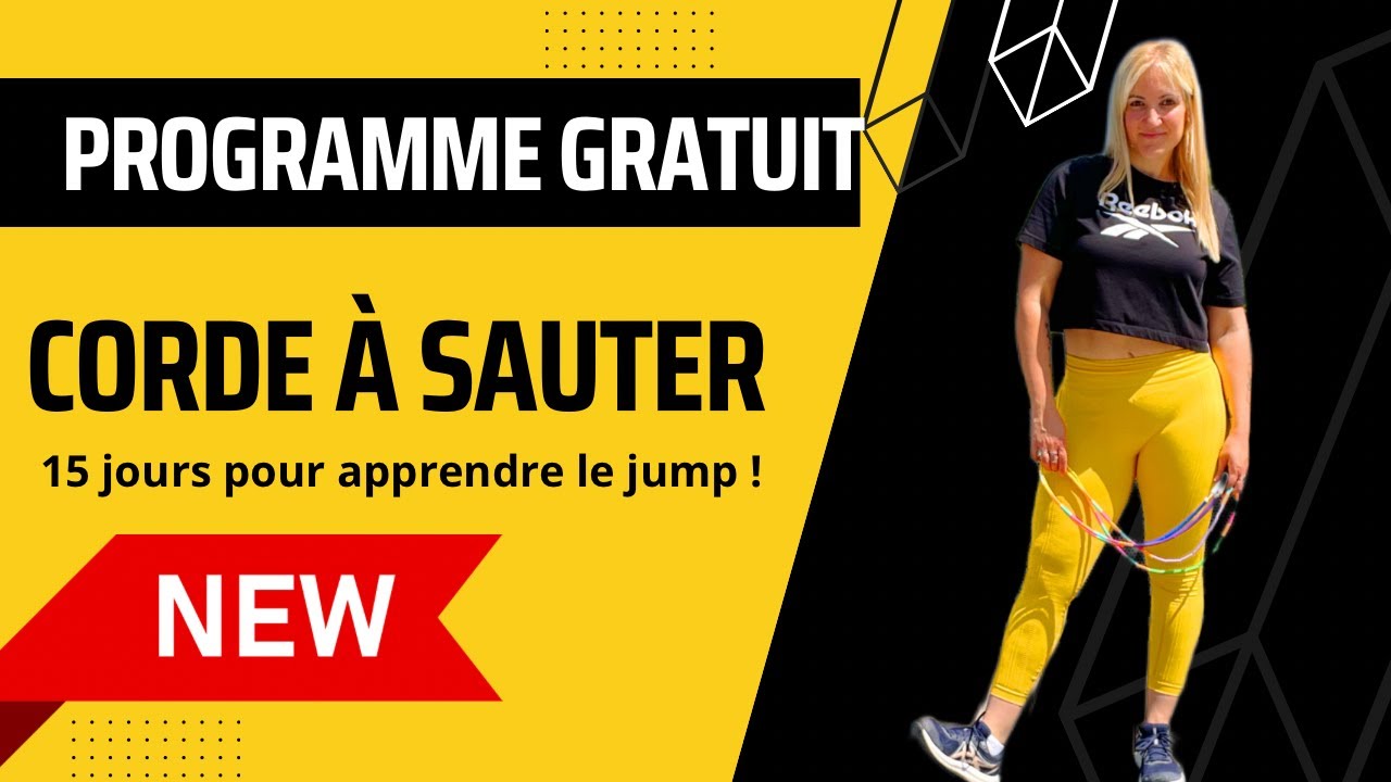 Lancement de mon programme GRATUIT pour apprendre la corde à sauter ! Comment sauter à la corde ...
