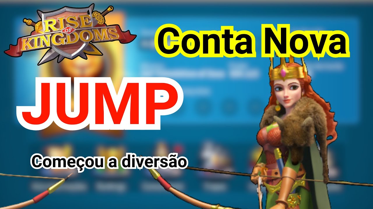 Comecei outra conta no Rise of Kingdoms | Jump | Delos League | 3255 ...