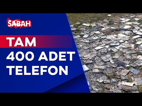 FETÖ'nün işi mi ? 400 adet cep telefonu bakın nerede bulundu