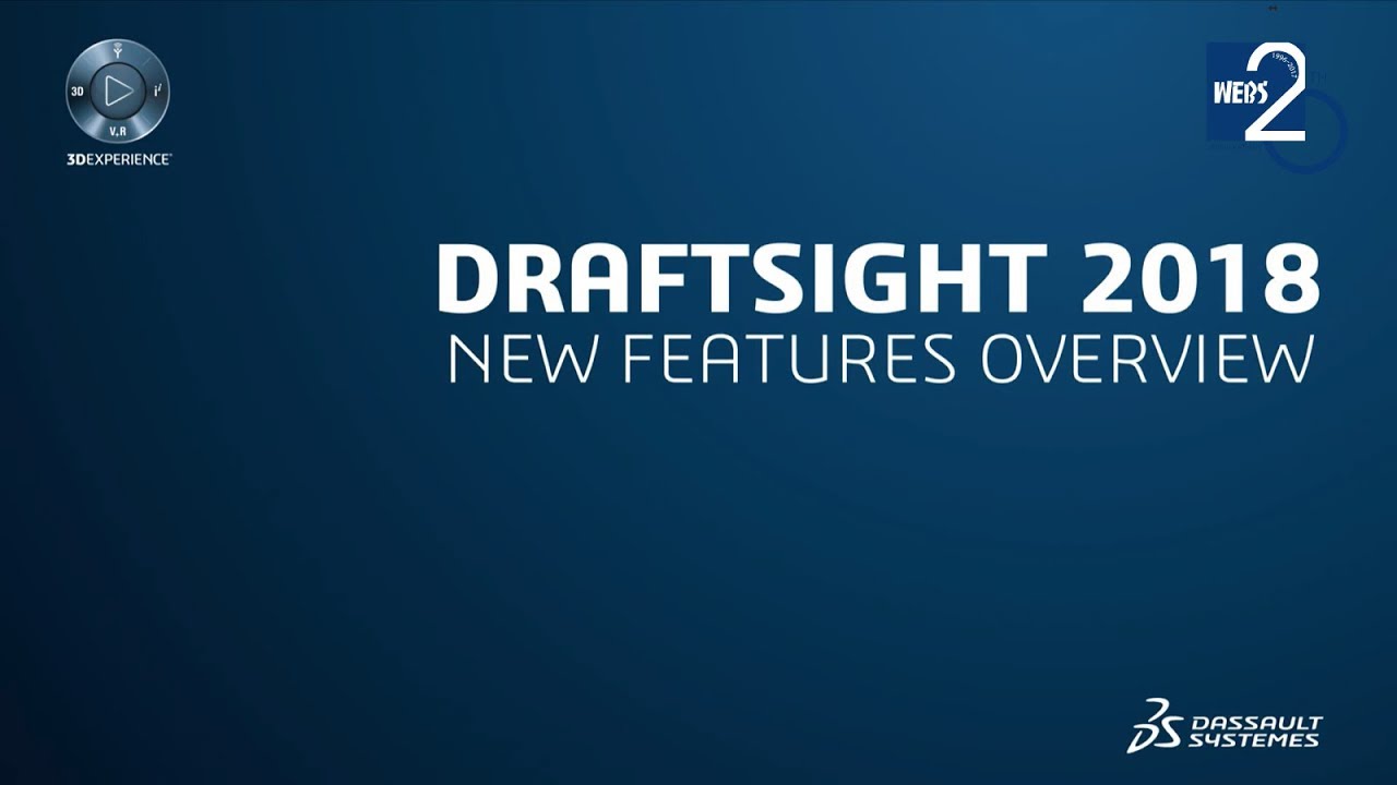 [2D CAD] DraftSight 2018 새로운 기능 미리보기_오토캐드 대안 2D CAD 드래프트사이트 - YouTube
