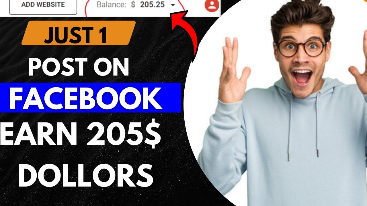 Just 1 Post On Facebook Earn 205$ Dollors |1 Click Earn 205$ Dollors ...