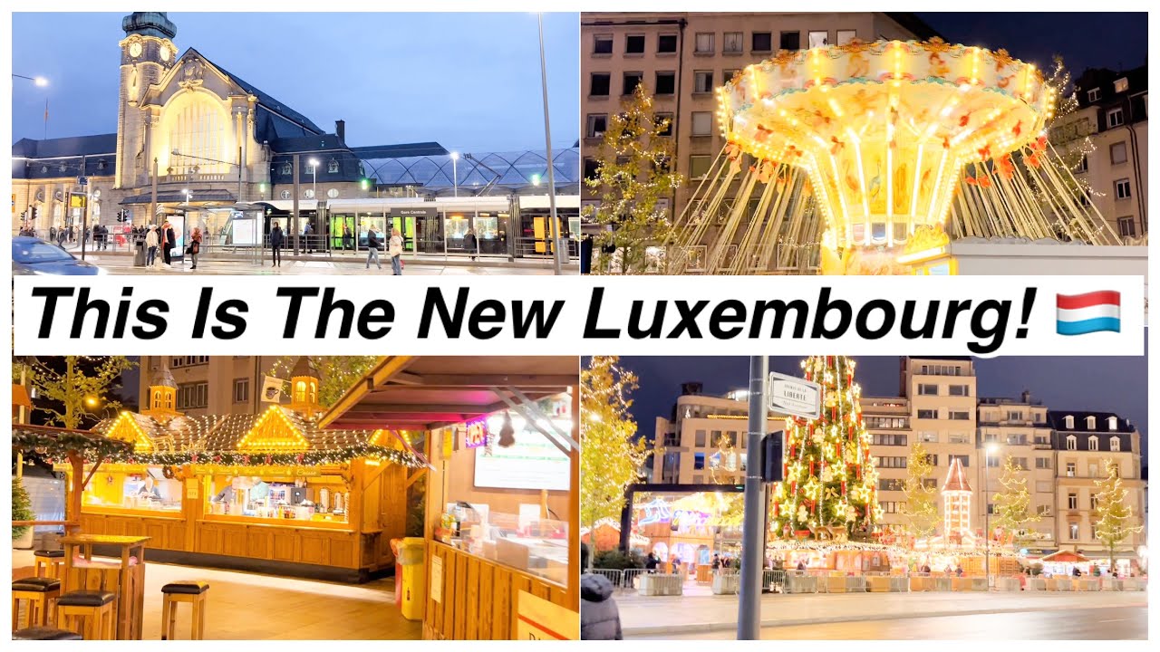 Night Life In Luxembourg 🇱🇺! The Last Days Of November/Autumn In ...