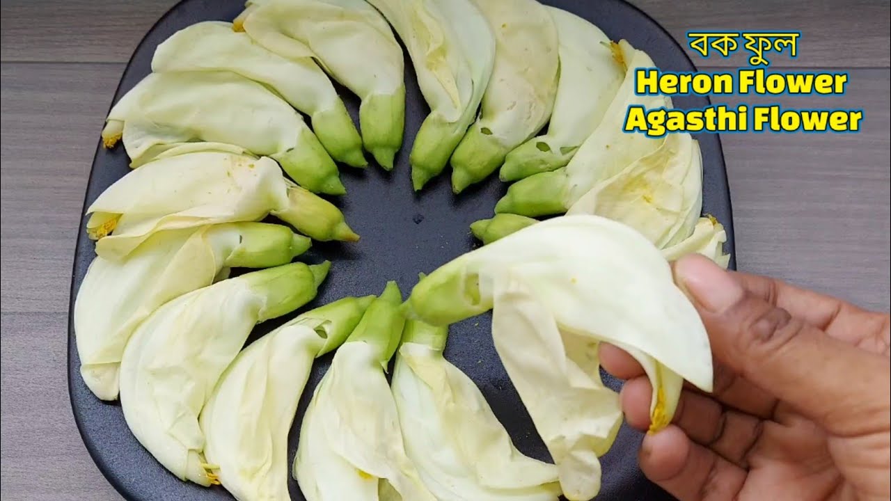 How to clean Bok Ful | How to clean Heron Flower | How to clean Agasthi ...