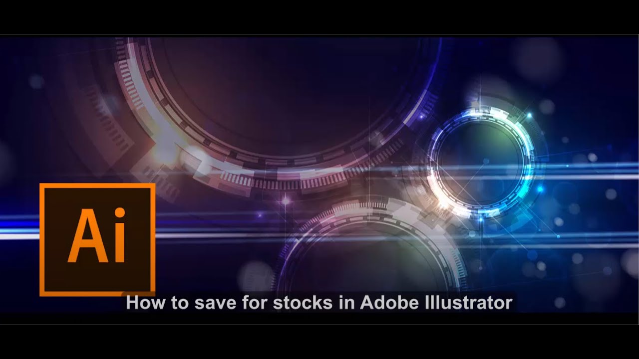 How to save for stocks in Adobe Illustrator (tutorial) # ...