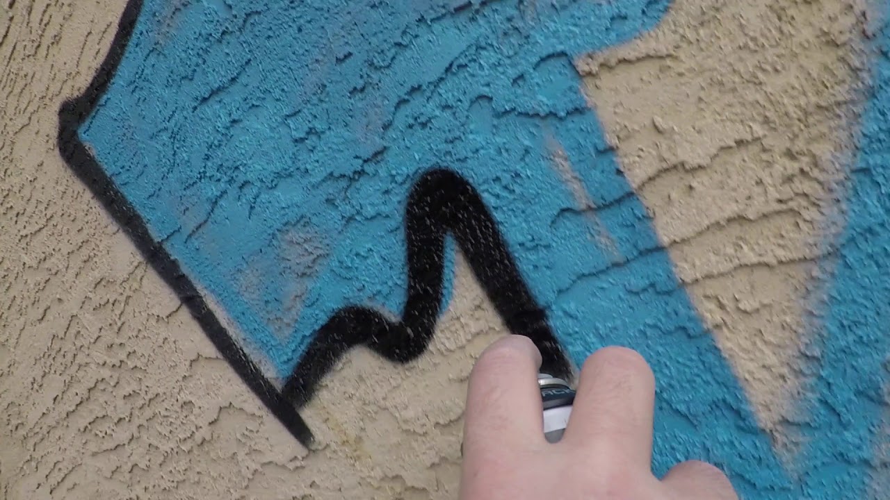 Graffiti Bomb // Quick Blue Bomb - YouTube