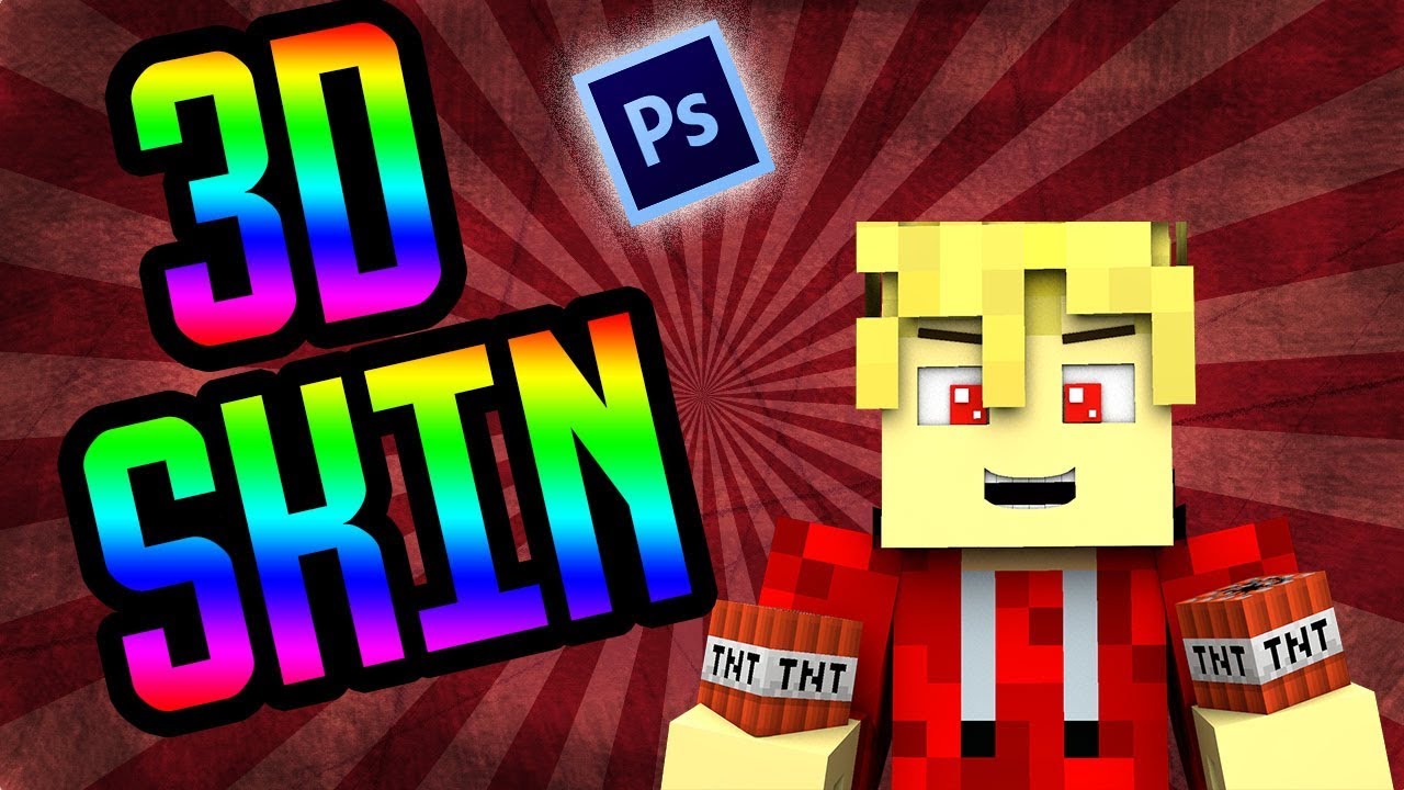 Minecraft 3D VECTOR SKIN YAPIMI [INDIRME LINKI] - [ADOBE PSCS6] - YouTube