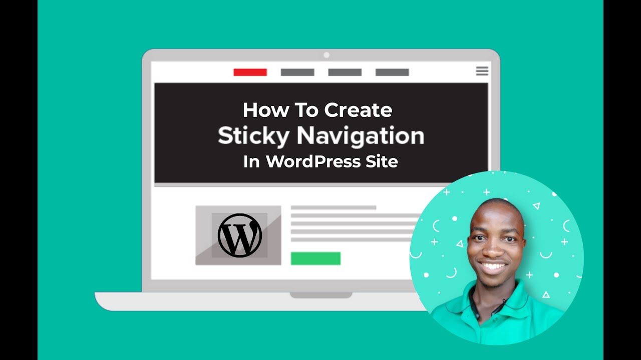 How To Create A Sticky Header Menu Or Navbar In Wordpress Site Using