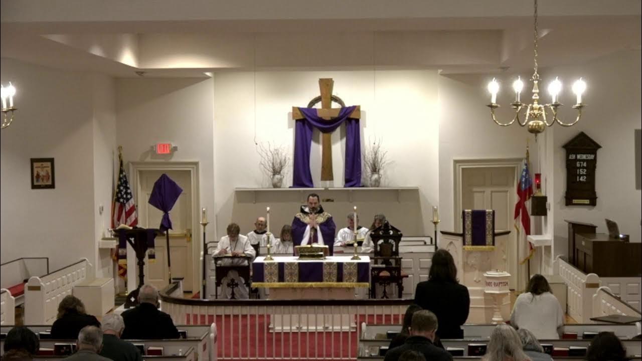 Ash Wednesday, Holy Eucharist with Imposition of Ashes, 7:00 pm, March 5, 2025 - YouTube