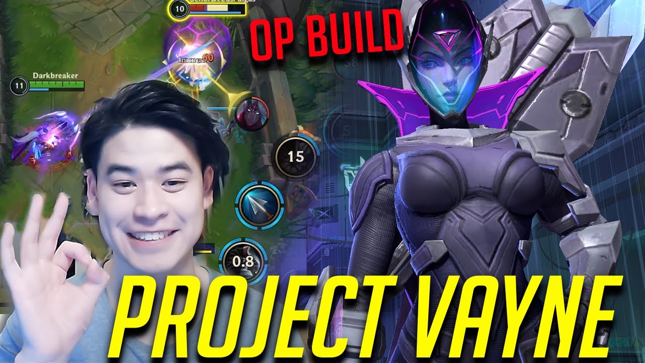 PROJECT VAYNE (NEW SKIN) INSANE PRO BUILD BY TOP 1 ADC EU DOOM - YouTube