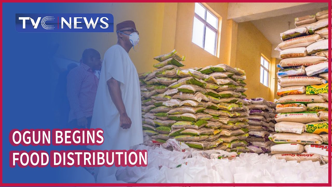 COVID-19: Ogun begins distribution of food packs - YouTube