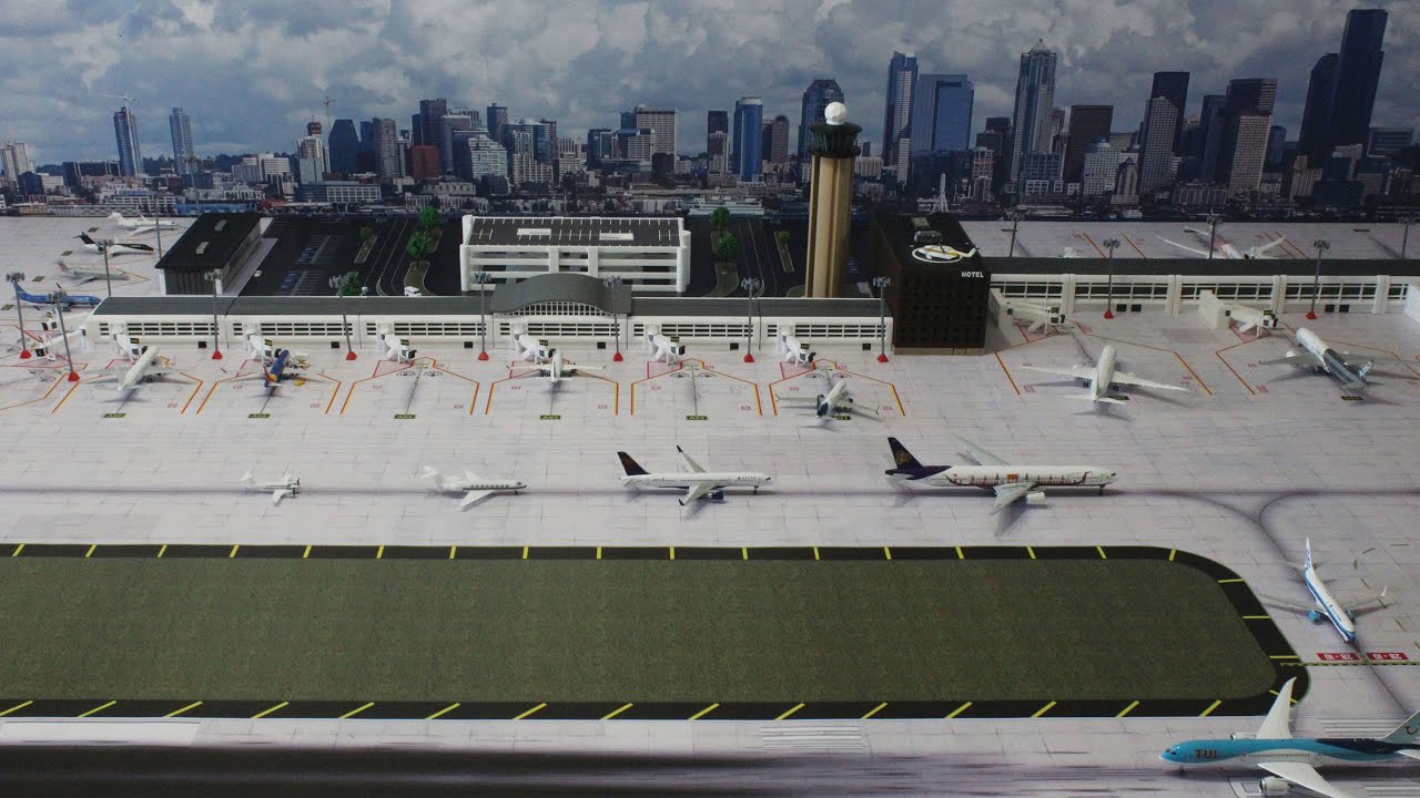 Airport Diorama Designs - Next Generation Model Airports - YouTube