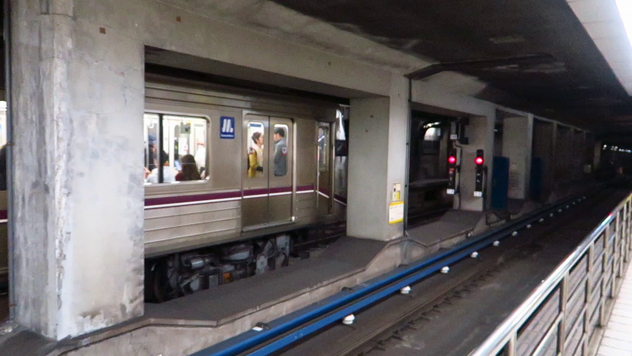 [HD] The Osaka Municipal Subway Tanimachi Line 22 series 22608F at ...