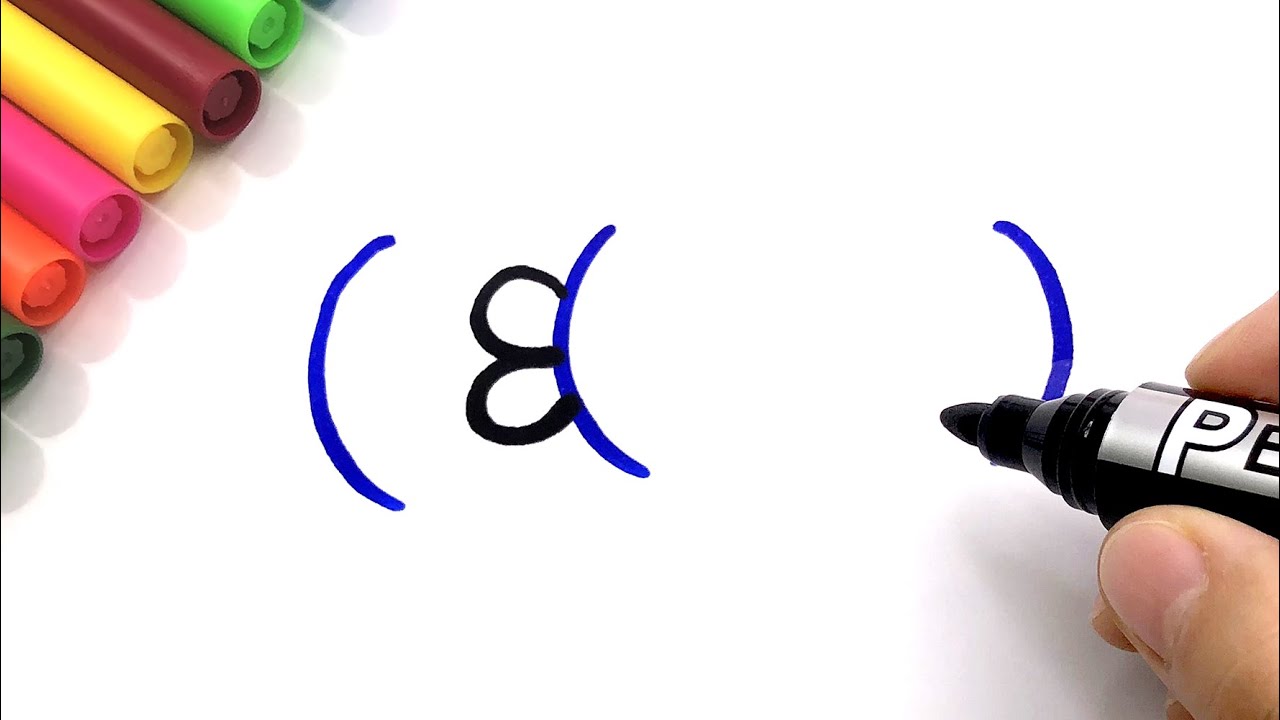 How to draw a duck with CCC / Learn to draw step by step with me / Cute ...