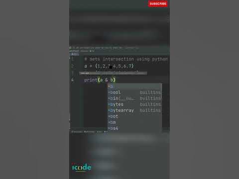 intersection in python - YouTube