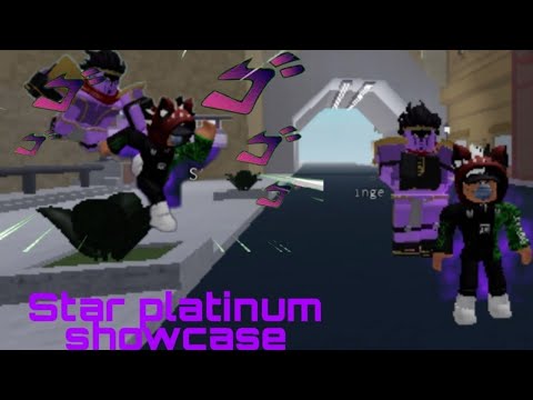 Star platinum showcase|YBA/Your bizzare adventures - YouTube