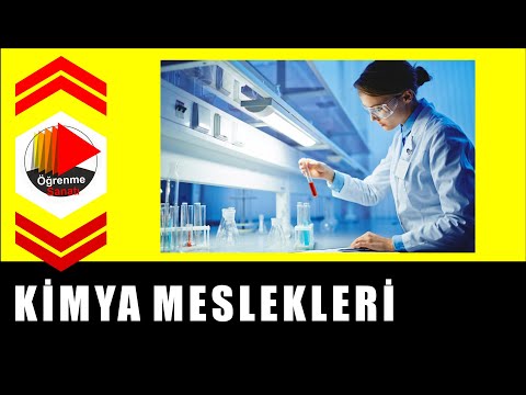 Başlıca Kimya Meslekleri, Kimya İle İlgili Meslekler